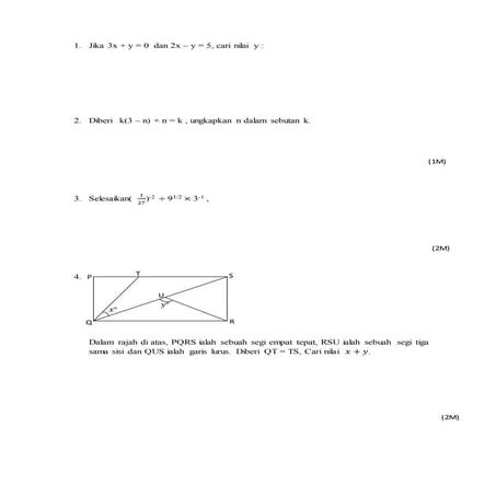 Matematik f3 f4 | DOCX