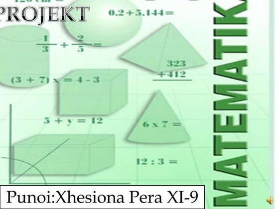 Projekt Matematike | PPTX