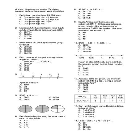 Matematik tahun5 | PDF
