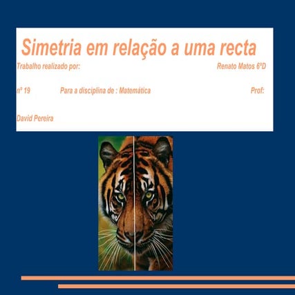 Matemática simetrias | PPT