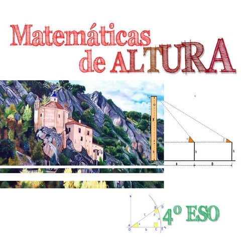 Matemáticas de altura abp 4º eso | PDF