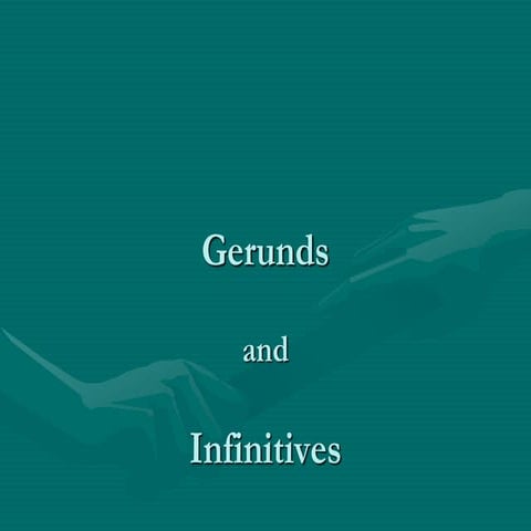 gerund | PPT