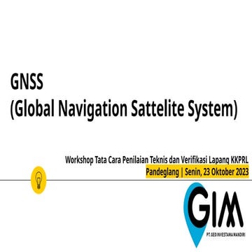PEMANGFAATAN GNSS DALAM SURVEY PEMETAAN DAN LIDAR | PPTX