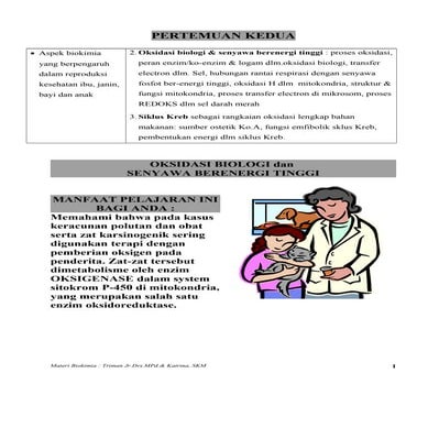 Materi Biokimia | DOC