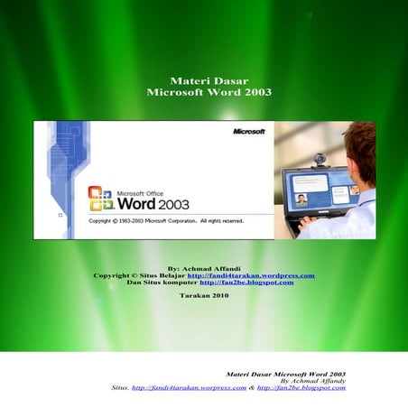 Materi dasar-word-2003 | PDF
