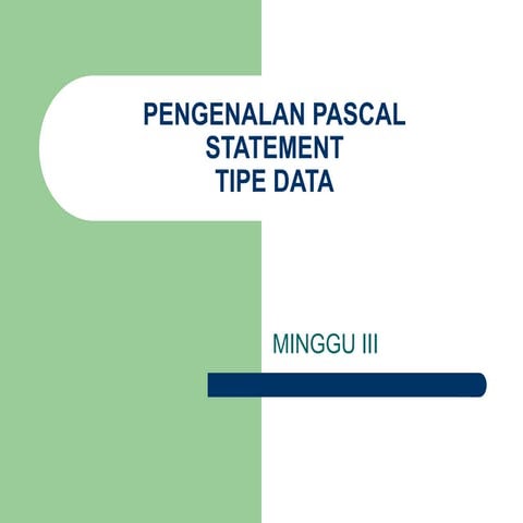 materi-iii-pengenalan-bahasa pascal untuk pemula | PPT