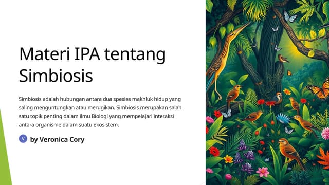 Materi-IPA-tentang-Simbiosis pelajaran ipa kelas vi sekolah dasar | PDF