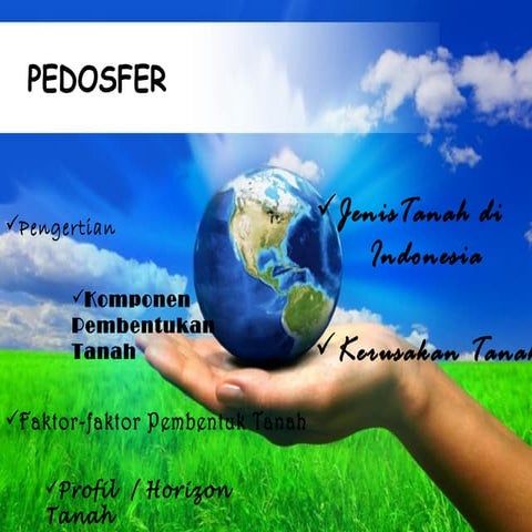 Pedosfer, Tanah (Geografi Kelas X) | PPTX