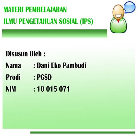 Presentasi materi-pembelajaran-ips-kelas-IX ppt | PPT