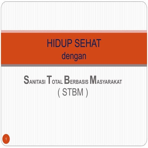 Materi penyuluhan-stbm-editan | PPTX