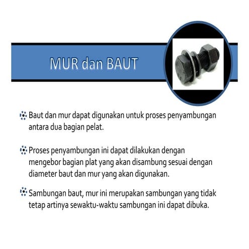 Baut_dan_mur pengenalan gambar teknik untuk baut | PDF