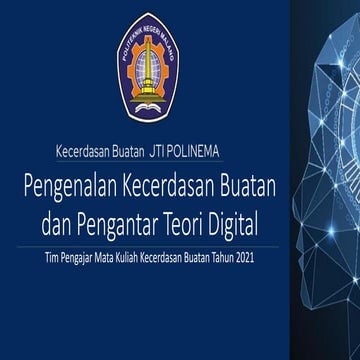 [AI] Pertemuan 1 - Pengantar Kecerdasan Buatan | PPTX