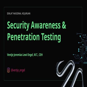 Materi 0002 And Penetration Testing Pptx