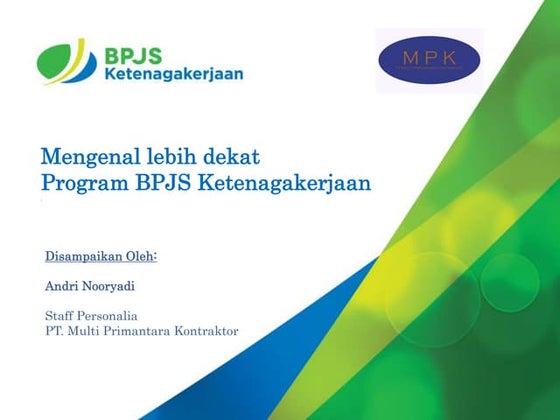 Bpjs ketenagakerjaan | PPT