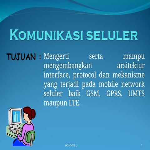 Tentang Sistem Komunikasi Seluler Analog | PPT