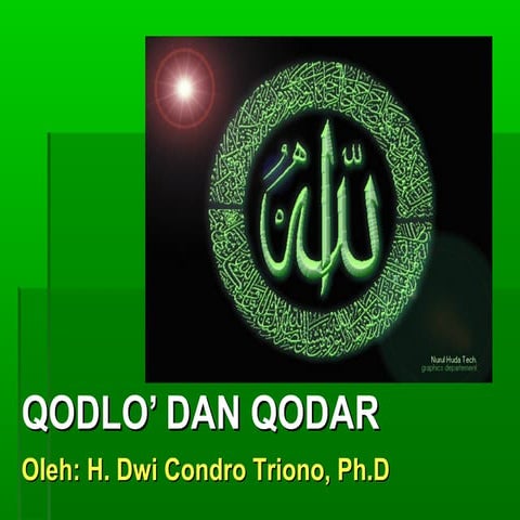 Materi 10. qodlo qodar | PPT