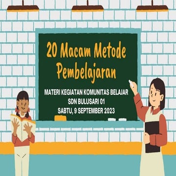 MATERI 1, 20 JENIS METODE PEMBELAJARAN.pptx