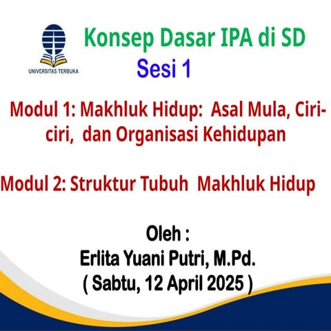MATERI 1_ Modul 1 dan 2 Konsep Dasar IPA SD.pptx