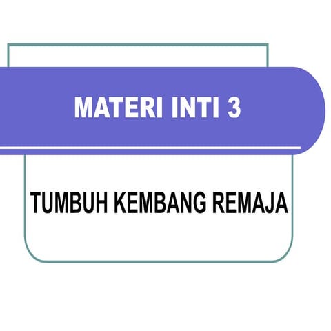 Materi 3 Tumbuh Kembang Remaja.ppt