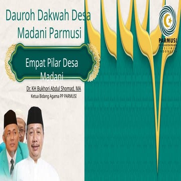 DAUROH PERSAUDARAAN MUSLIMIN INDONESIA DESA MADANI | PPTX