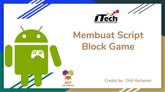 Membuat script menu utama company profile | PPT