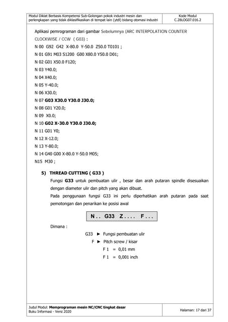 Materi 5 g code | PDF