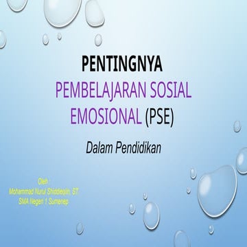 Materi 5. Demonstrasi Kontekstual Pembelajaran Sosial Emosional (PSE).pptx