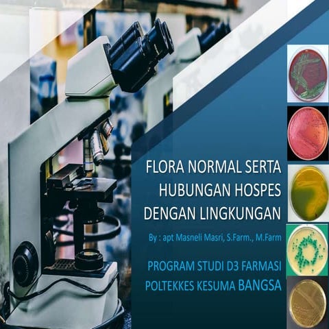 FLORA NORMAL SERTA HUBUNGAN HOSPES DENGAN LINGKUNGAN;PENGARUH MO.pptx