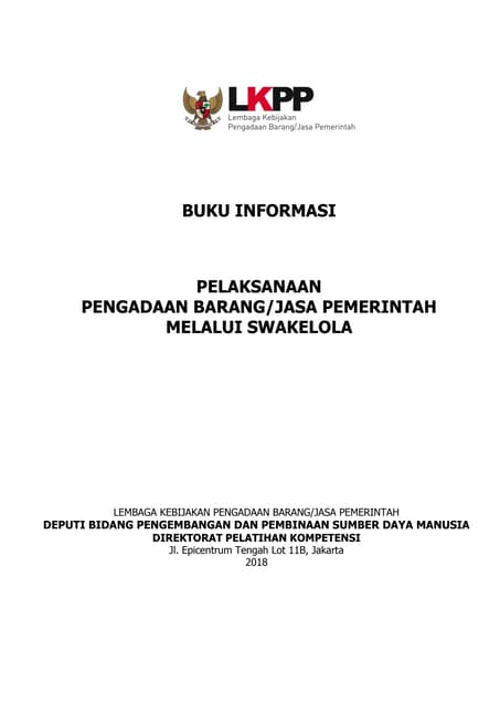 Materi 5. perencanaan pengadaan | PDF