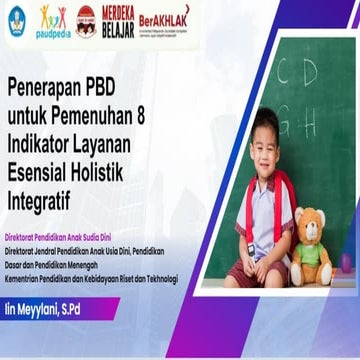 Perencanaan Berbasis Data (PBD)dilakukan | PPT
