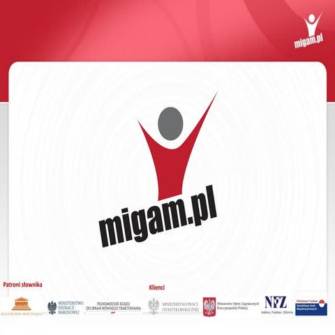 Materiał informacyjny o migam.pl