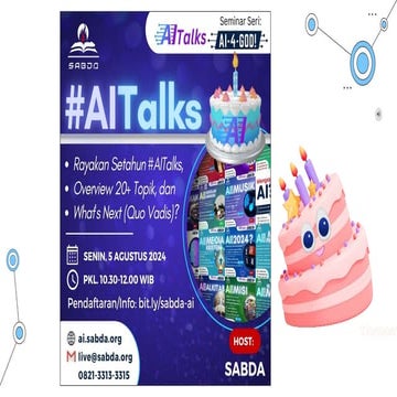 SABDA Ministry Learning Center - Seminar Seri AI-4-GOD! - Overview AI ...