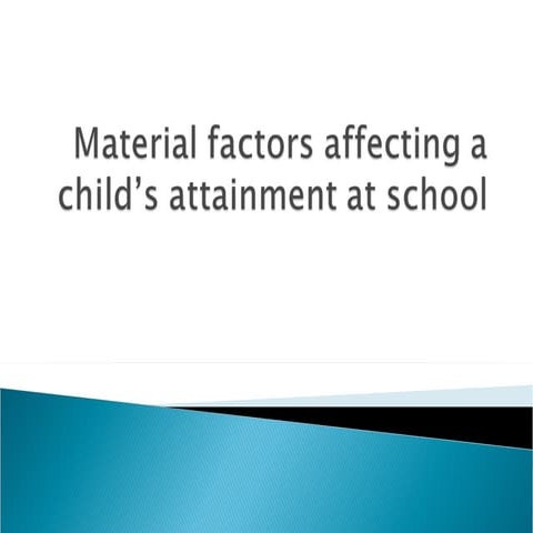 Material Factors | PPT