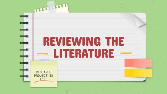 Lesson 11 selecting relevant literature | PPTX