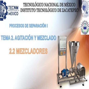 Agitación y Mezclado (parte 1) | PDF