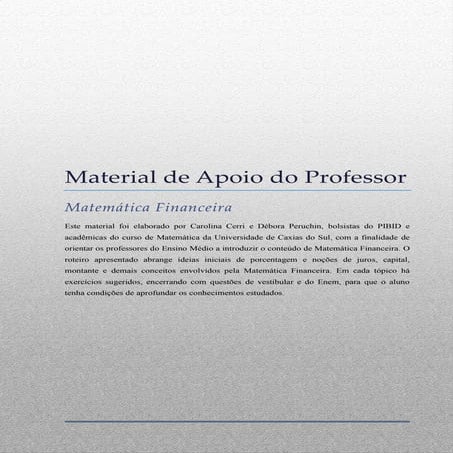 Material de apoio do professor | PDF