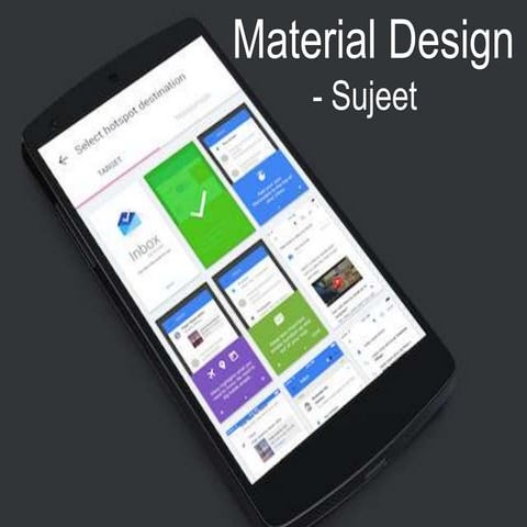Material Design Sujeet Kumar Mehta Ppt 