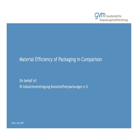 Material Efficiency of Packaging in Comparison .pdf