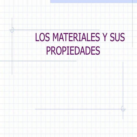 Materiales de uso técnico: propiedades y clasificación. | ODP