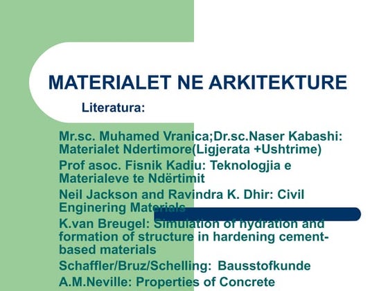 Konstruksione Arkitektonike - Pyetje mbi kuptimin e konstruksioneve ne ...