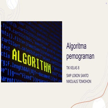 Materi Algoritma Layanan dalam Internet& Pemograman.pptx