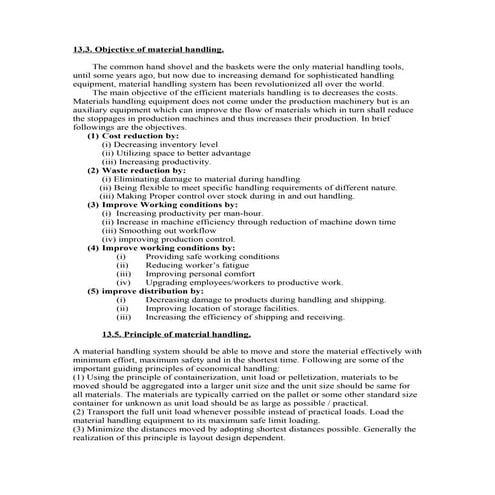 Material handling | DOC