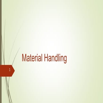 Material handling | PPT