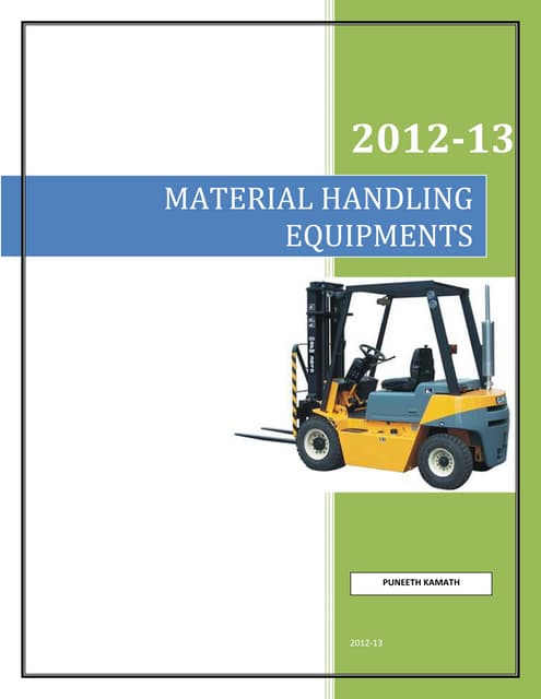 10 principles of material handling | PPT | Logistics | Business