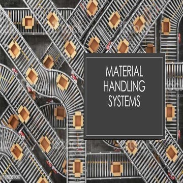 Material handling systems | PPTX