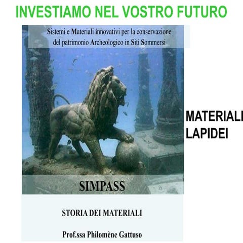 Materiali lapidei 1 | PDF
