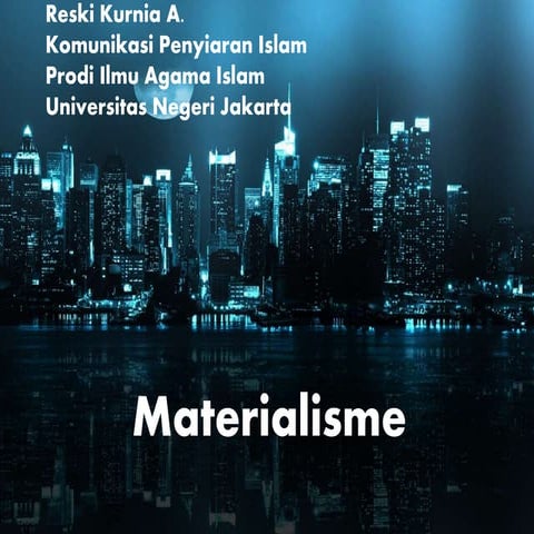 Materialisme | PPT