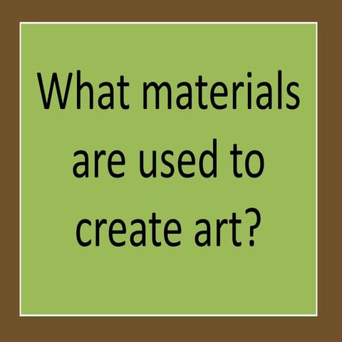 Materializing creativity | PPTX