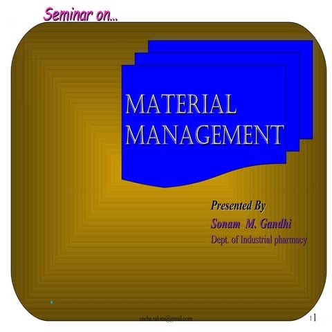 Material management | PPT
