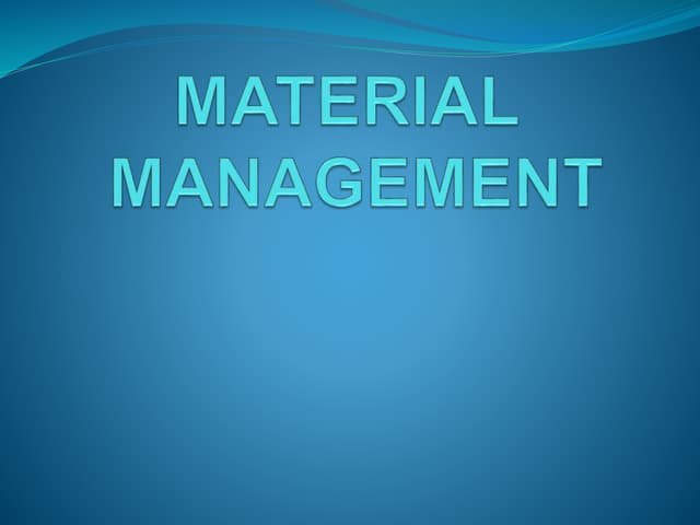 Sap MM Presentation | PPT